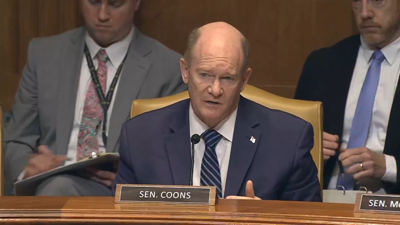 'It sends the worst possible signal': Sen. Chris Coons scolds Trump ...