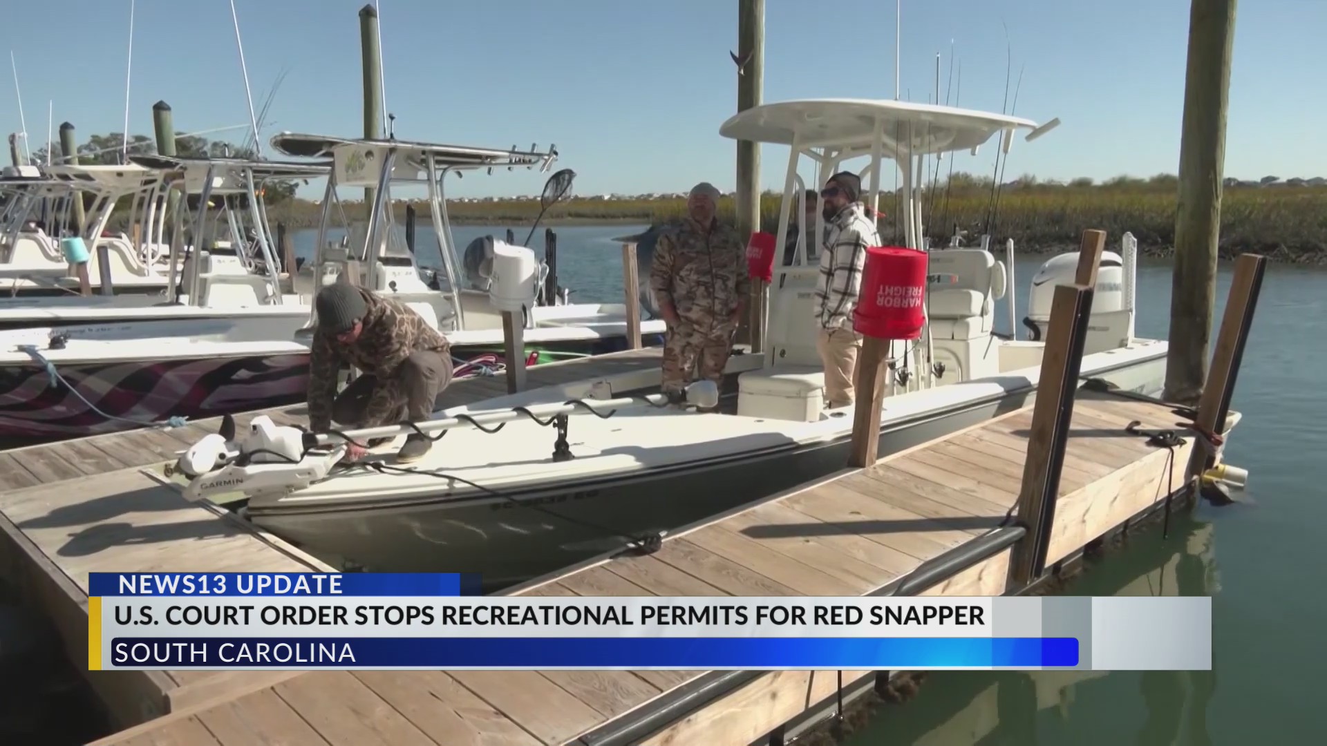 Federal court order suspends permits for red snappers in South Carolina