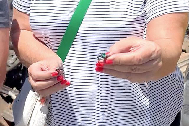Couple's wedding ring recovered after losing their home in Sandy fire
