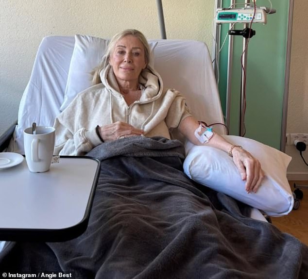 Angie Best shows off her new hairstyle and says she only has '15 hairs ...
