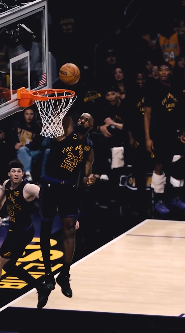 LeBron James was aura farming with these insane assists and dunks