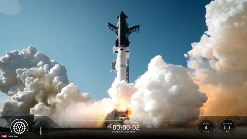 SpaceX launches most powerful version of its Starship rocket yet
