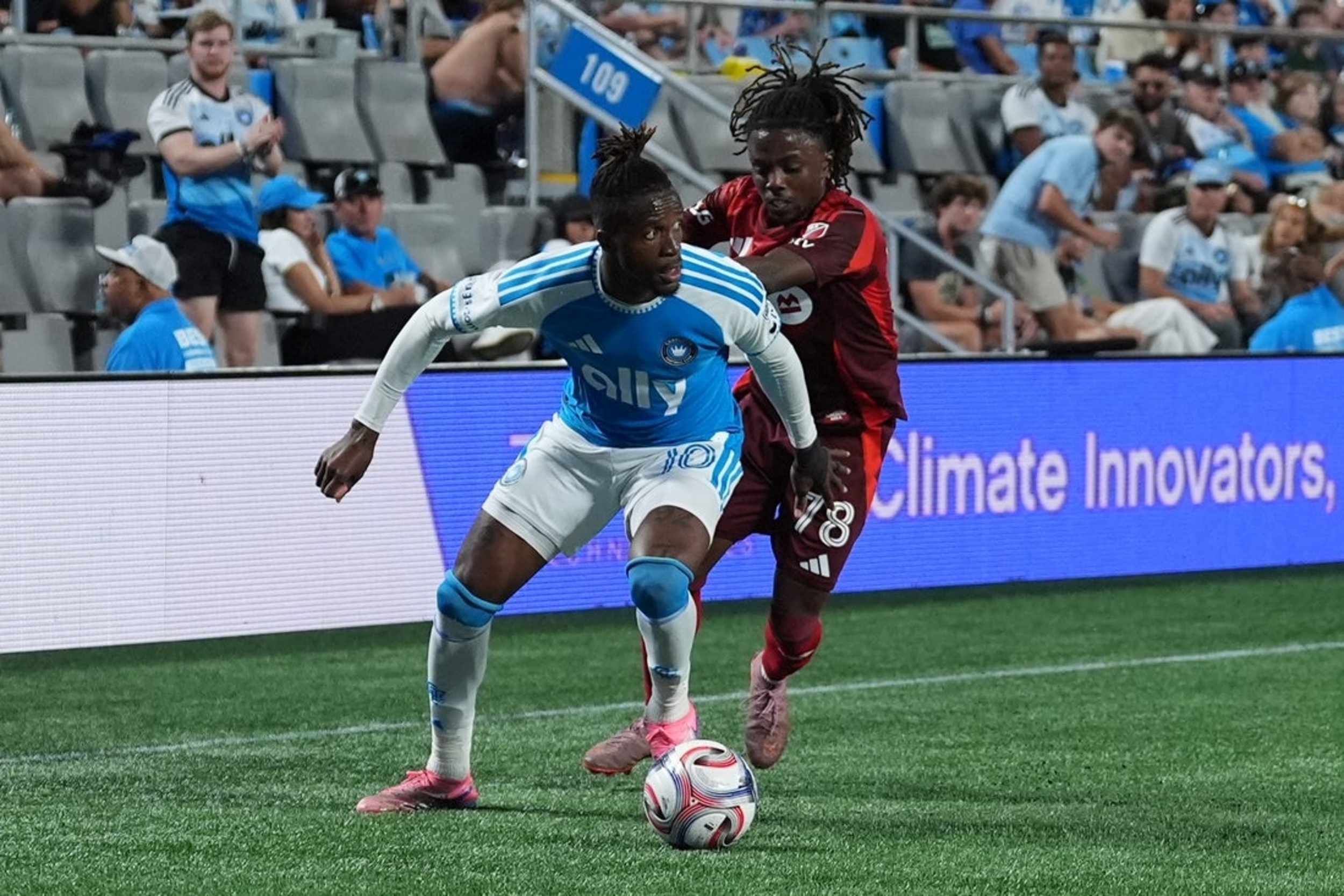 In Wilfried Zaha's possible finale with club, Charlotte faces Revs