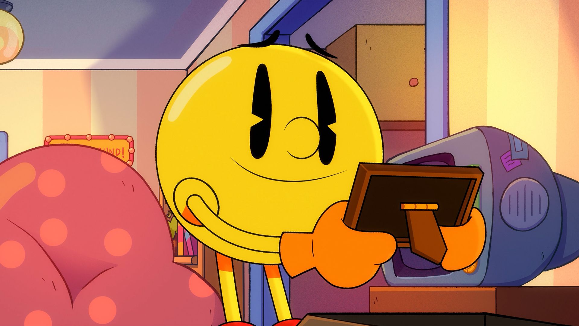 Pac-Man greets a new day in Snack Breaks animated series clip
