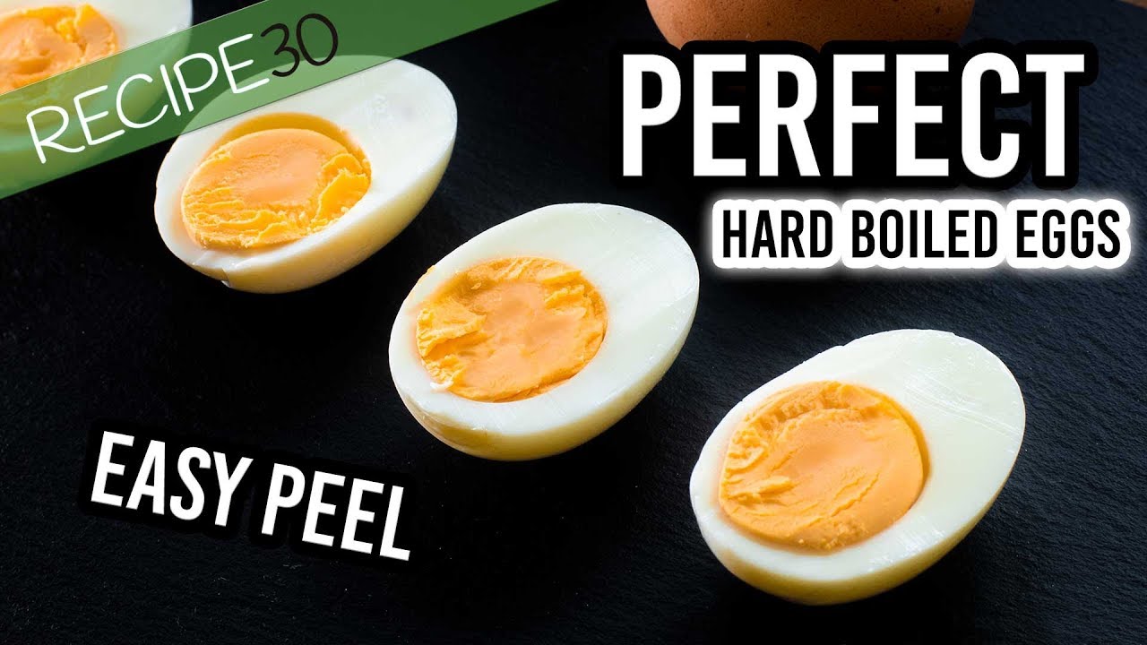 How to hard boil easy to peel eggs