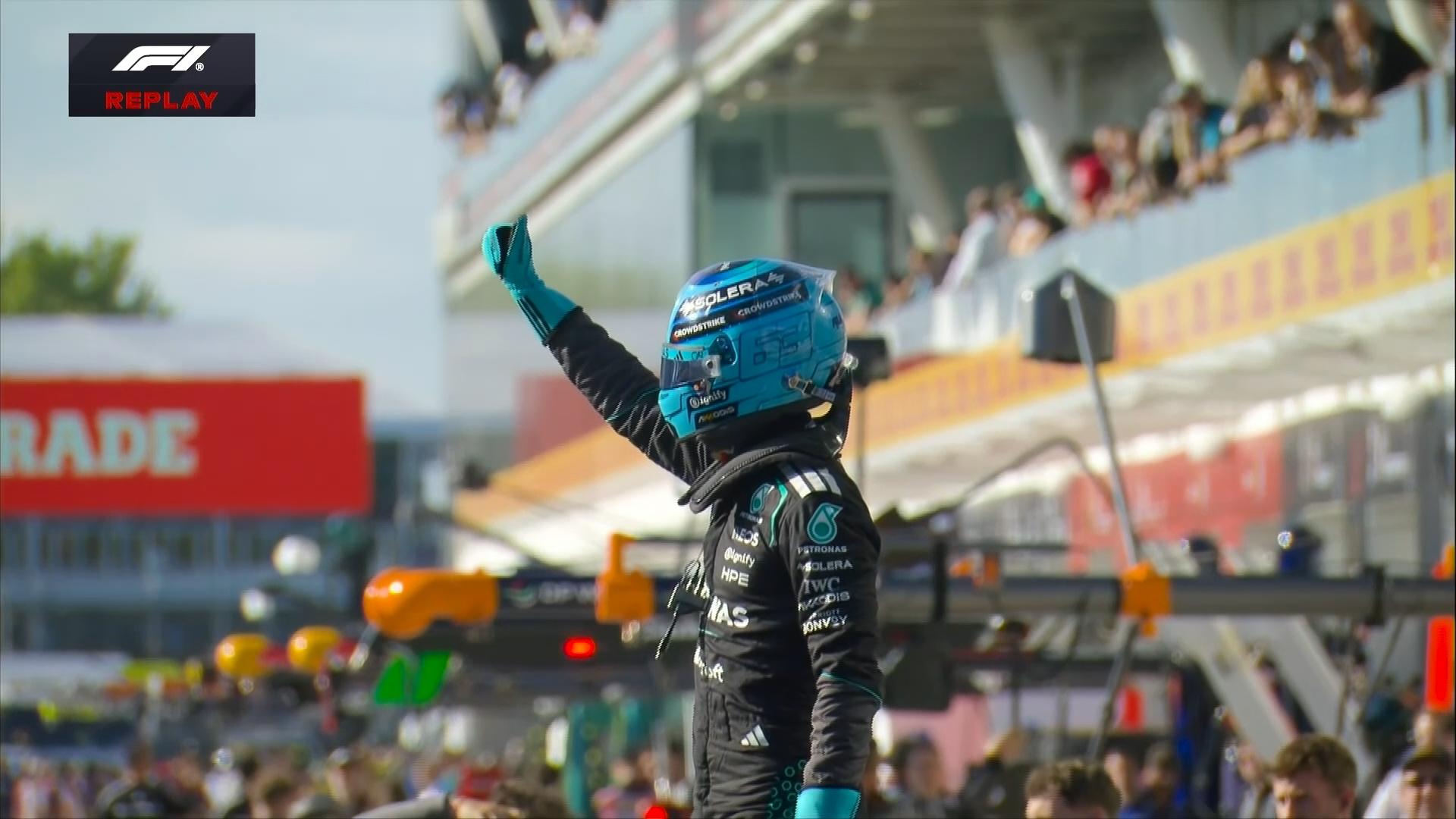 Russell takes sprint pole for Canadian GP as Antonelli makes it a ...