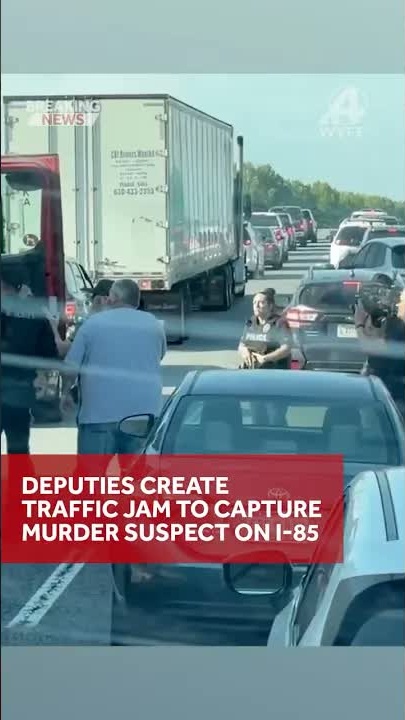 Traffic takedown: Deputies create traffic jam to capture murder suspect ...