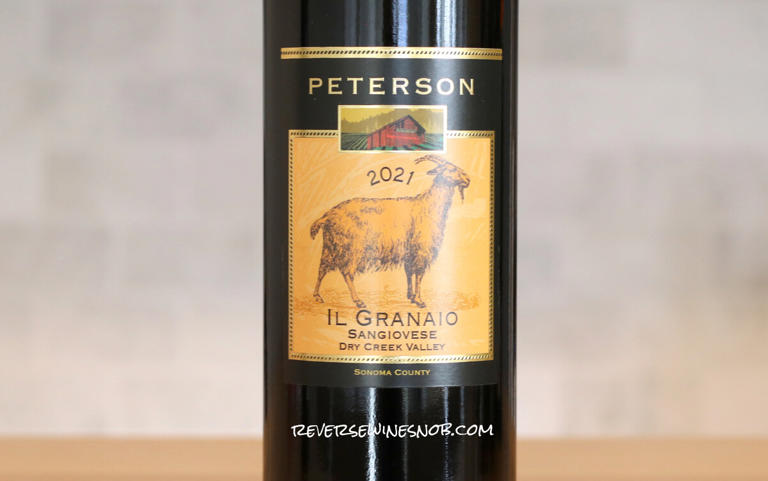 Insider deal! Peterson Winery Il Granaio Super Tuscan style Sangiovese