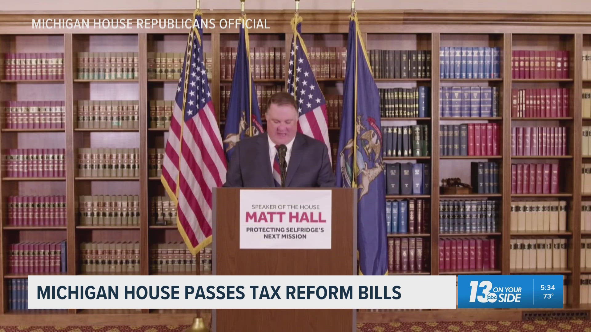 Michigan State House passes tax reform bills
