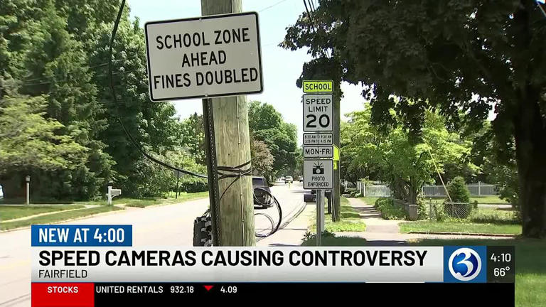 Fairfield school zone speed cameras issue 114,000 warnings in 18 days