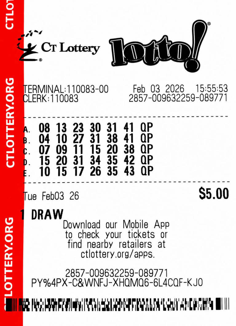 $6.8 million winning CT lottery ticket sold in Groton