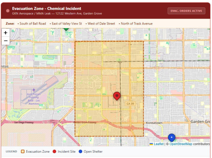 Garden Grove residents asked to evacuate area around toxic tank that ...