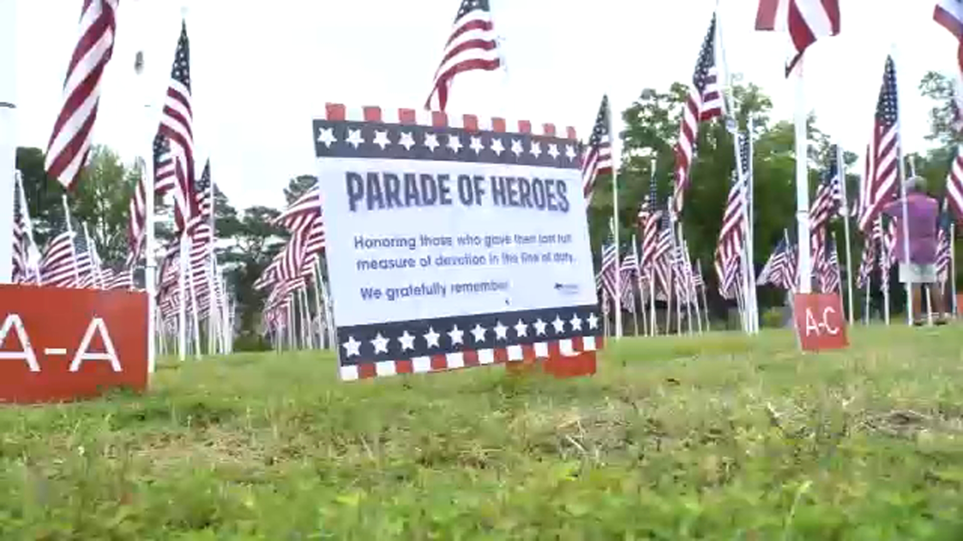 Durham's Flags for Heroes honors veterans, first responders, educators ...