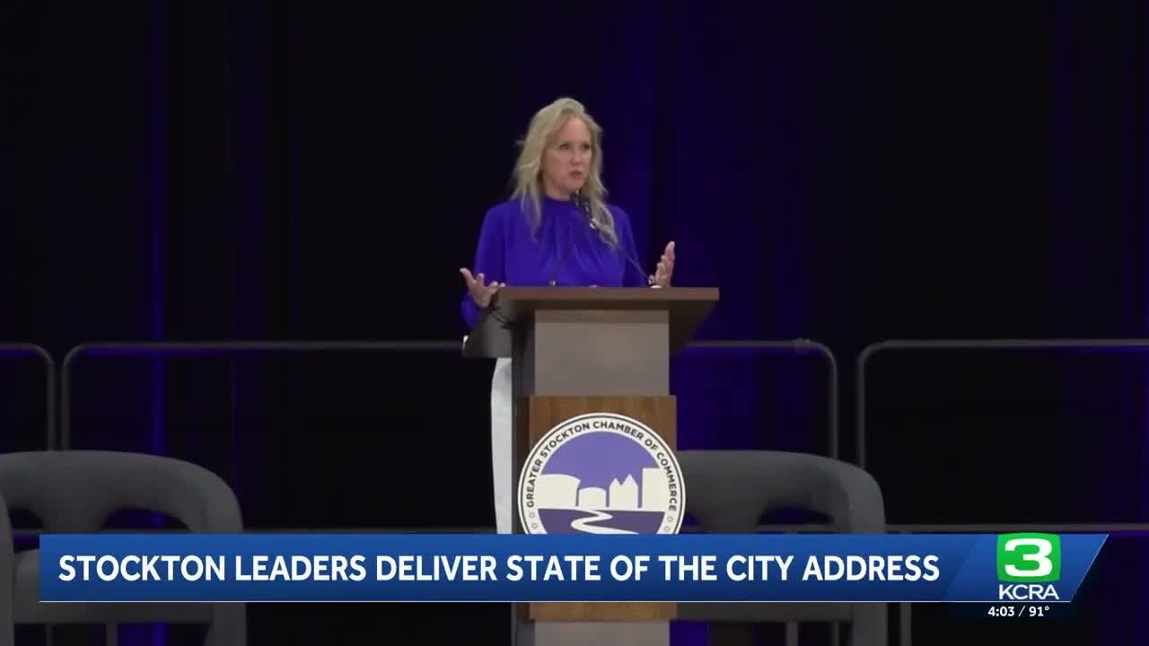 Stockton mayor delivers state of the city address