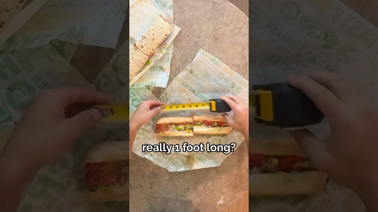 Are Subway Sandwiches Really 1 Foot Long? + What Do Millionaires Throw ...