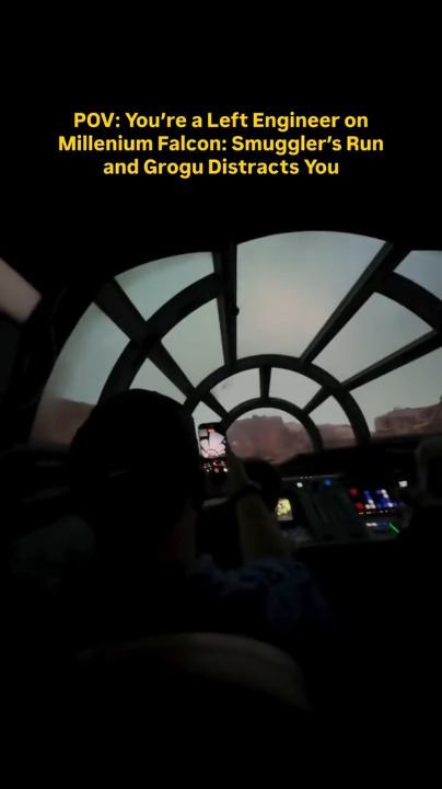 POV: You're a Left Engineer on Millennium Falcon. Smuggler’s Run and ...