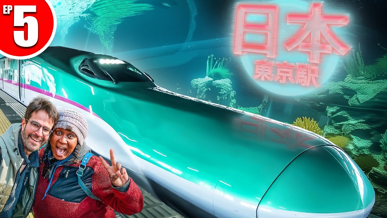 Riding first class in Japan's fastest underwater bullet train!