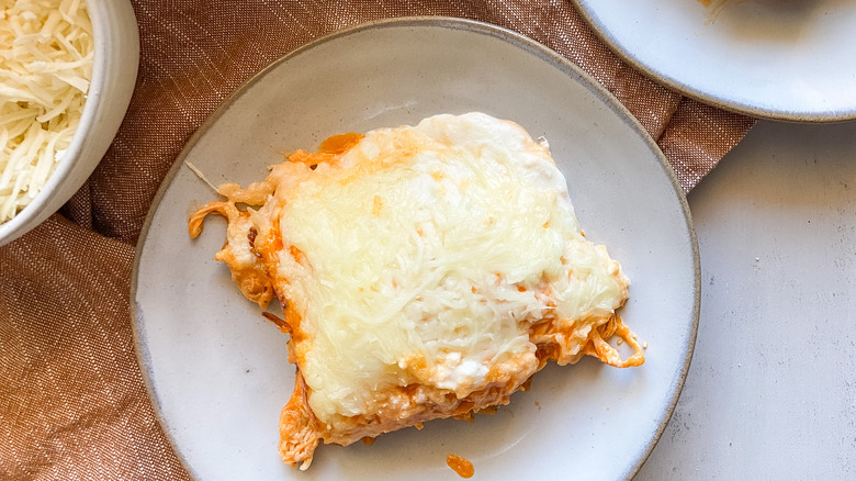 Buffalo chicken lasagna recipe