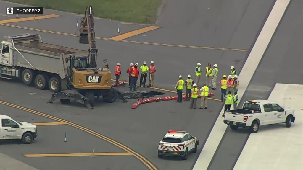 LaGuardia Airport runway reopens after sinkhole caused 2-day closure