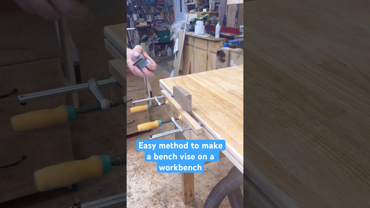 Using the Microjig MatchFit system to make a woodworking benchvise # ...