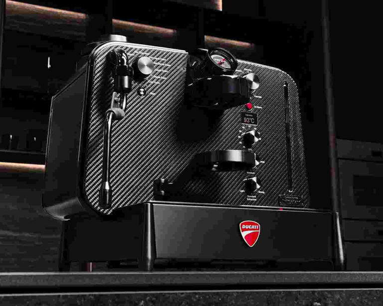 Ducati launches carbon-fiber espresso machine for US$3,000