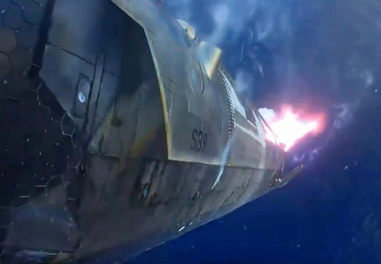 Successful SpaceX Starship 12 launch ends with spectacular fireball