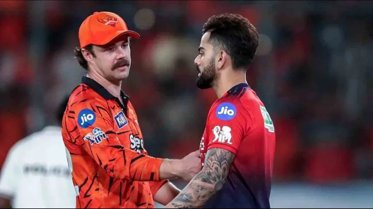 Virat Kohli refuses to shake hands with Travis Head in the SRH vs RCB match