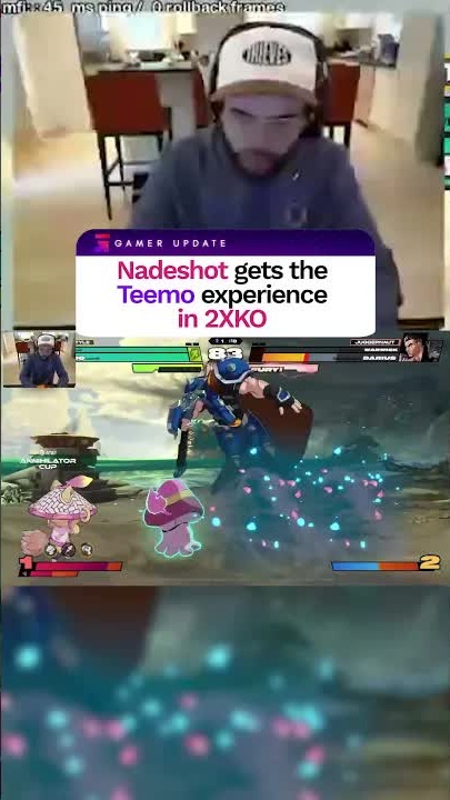 Nadeshot gets the Teemo experience in 2XKO playing against Lilypichu ...