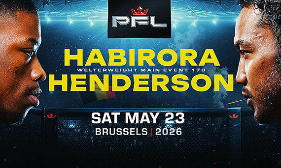 PFL Brussels 'Habirora vs. Henderson' play-by-play, results & round scoring