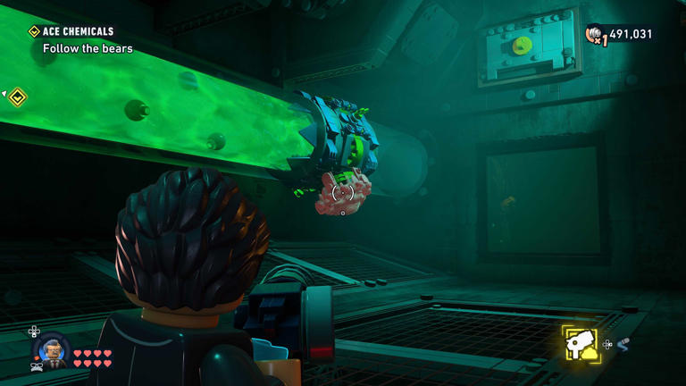 LEGO Batman: Legacy of the Dark Knight - ACE Chemicals red brick location