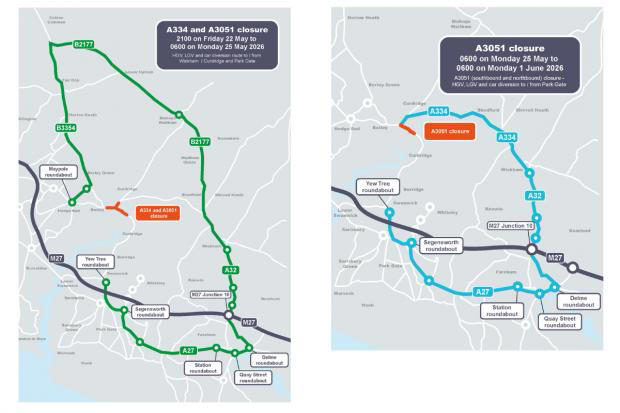 Drivers warned of upcoming Botley bypass roadworks