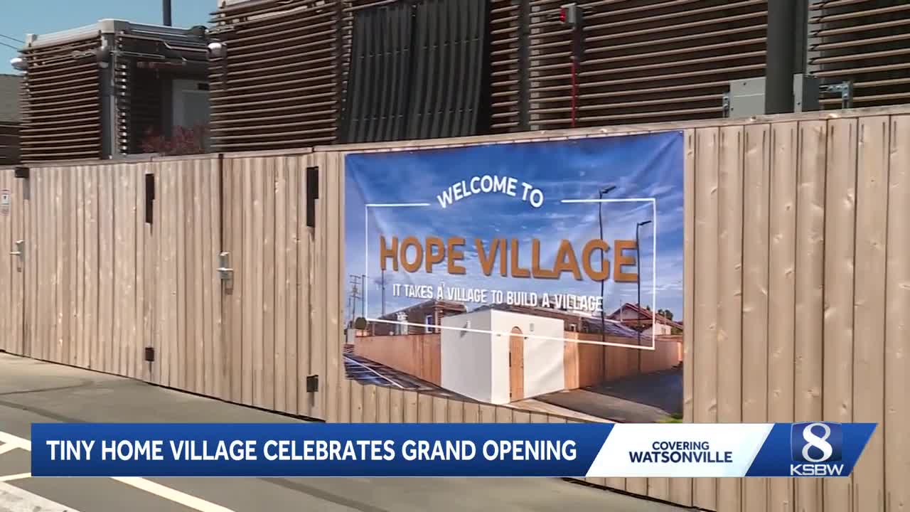 Watsonville tiny home village offers housing, hope to people ...