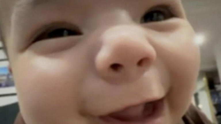 Frantic search for missing baby boy