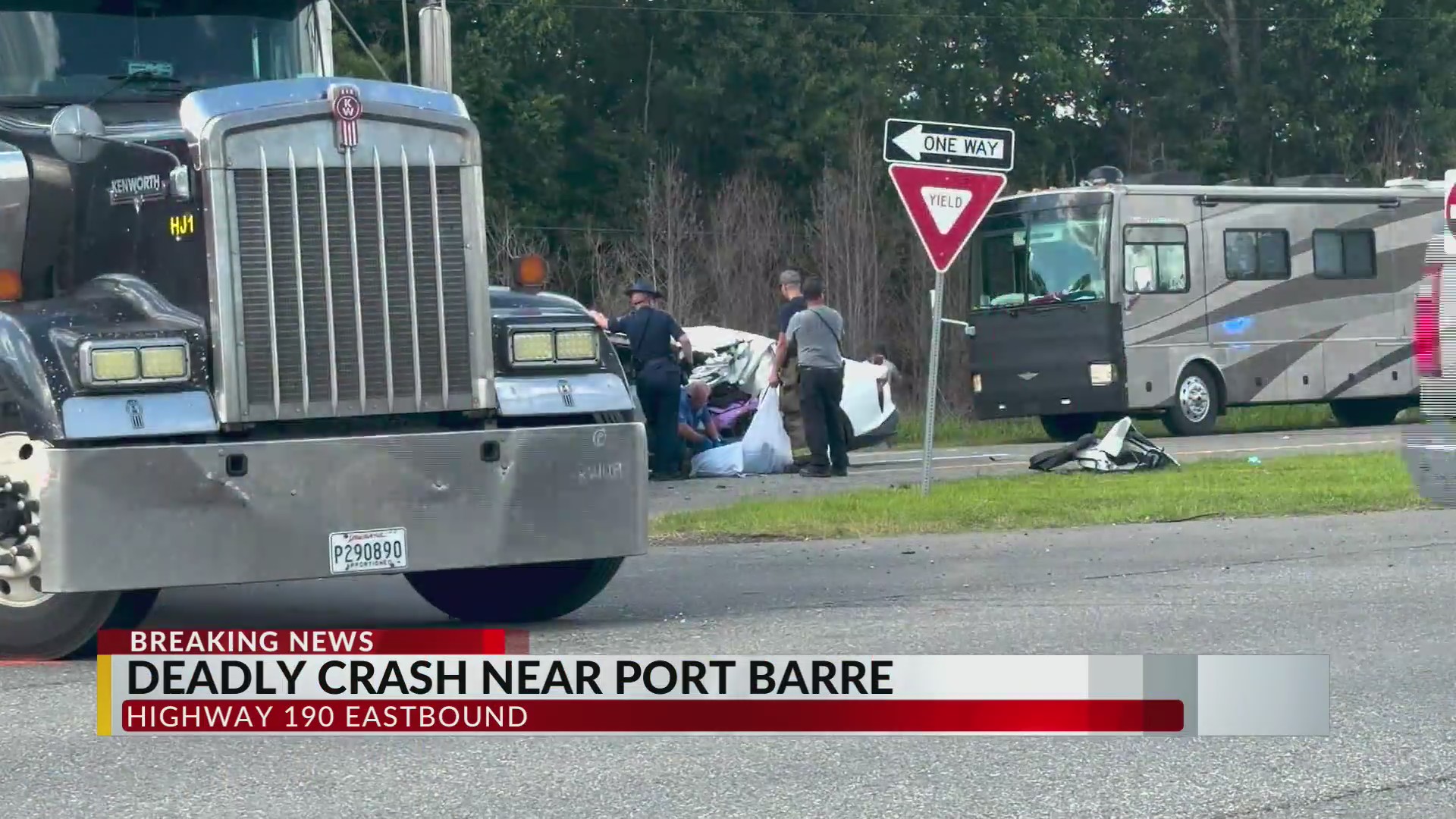 Deadly crash near Port Barre, updates to follow