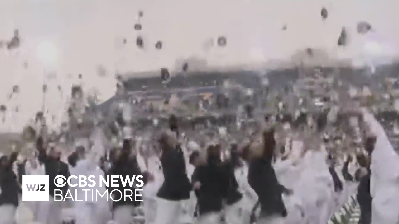 Nearly 1100 midshipmen graduate from the Naval Academy