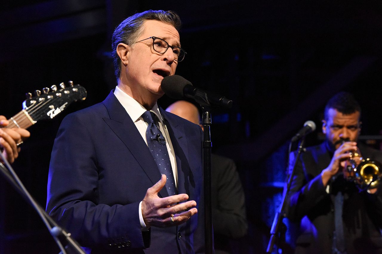 Trump's White House posts AI video of him throwing Stephen Colbert in a ...