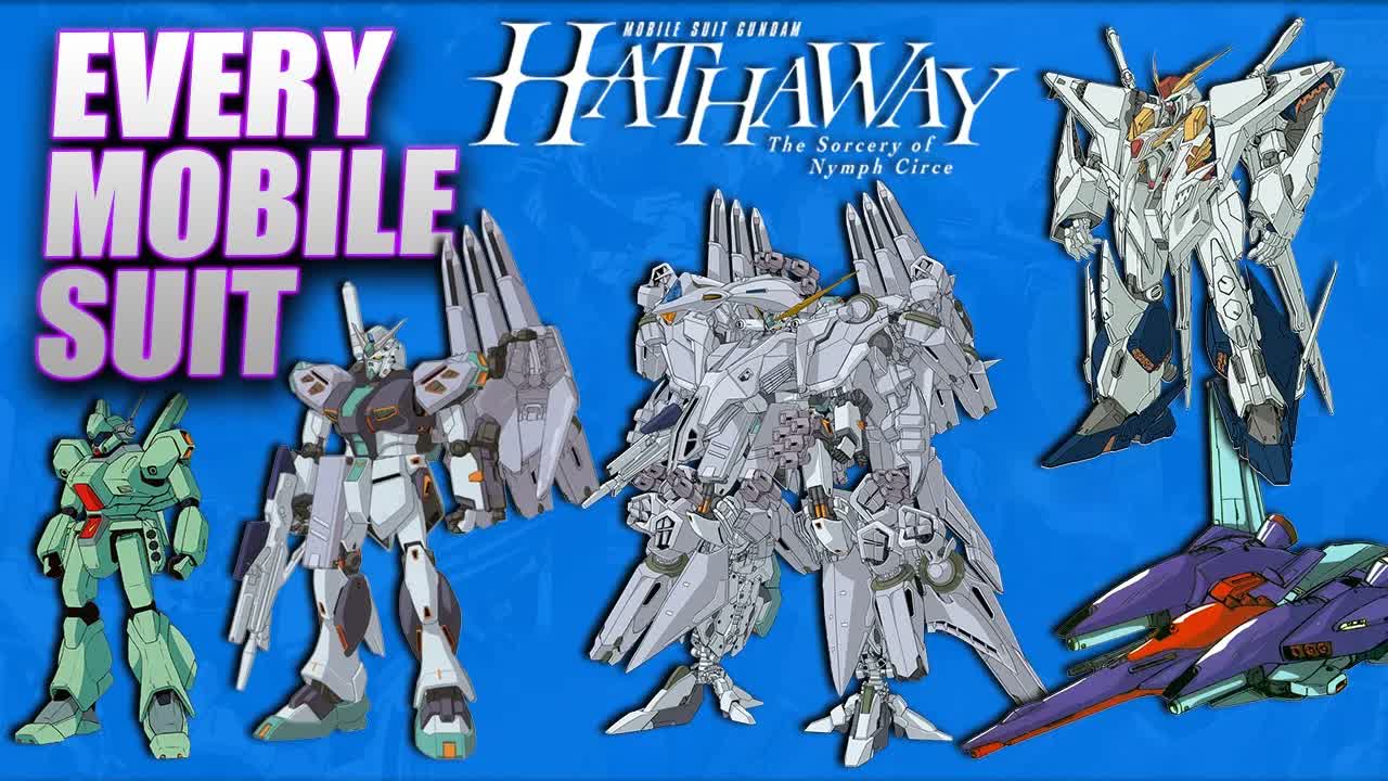 All mobile suits in Gundam Hathaway: The sorcery of nymph Circe