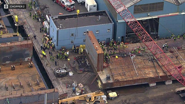 Staten Island shipyard explosion, fire leaves 1 dead, over 30 hurt