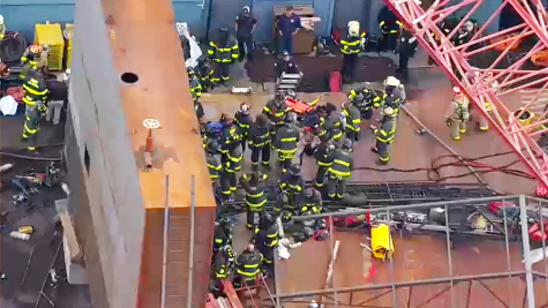 At least 1 killed, 34 firefighters and EMS workers injured in 'major ...