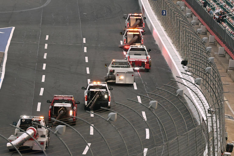 NASCAR postpones truck race at Charlotte to early Saturday morning