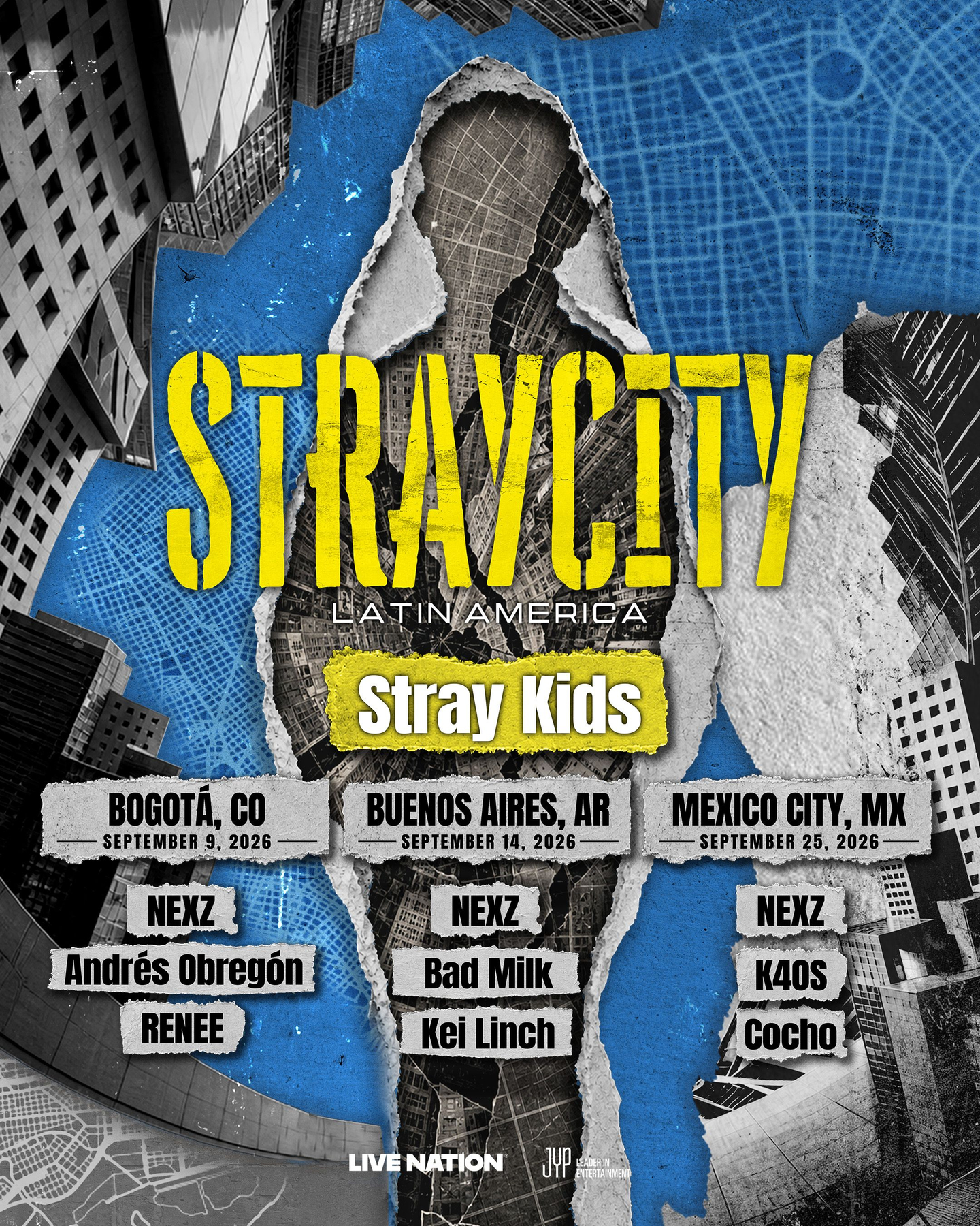 Live Nation, JYP launch STRAYCITY festival with Stray Kids headlining ...