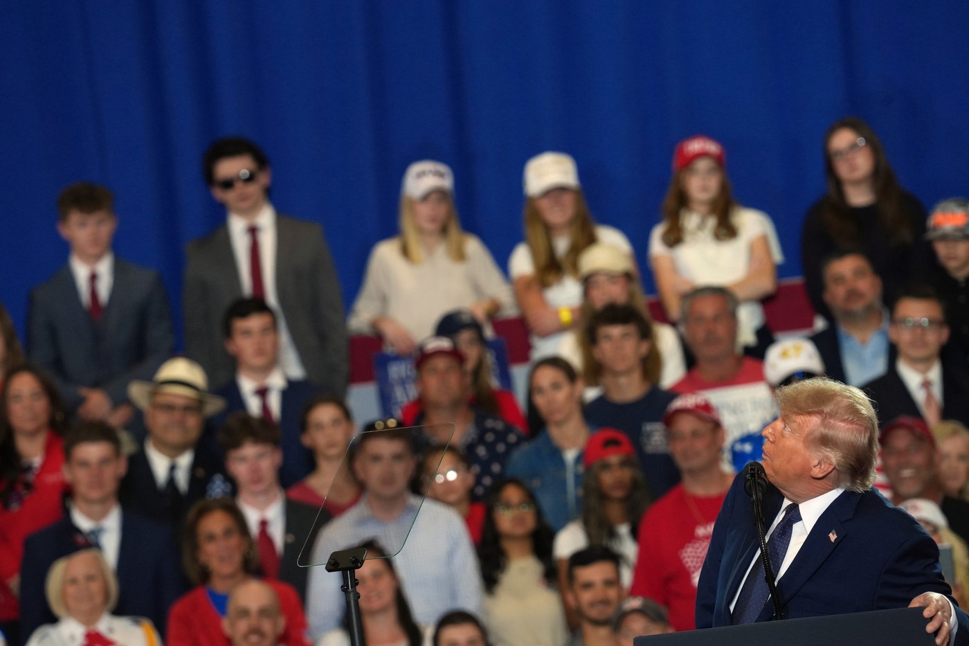 Trump veers off-topic during speech in New York that was supposed to be ...