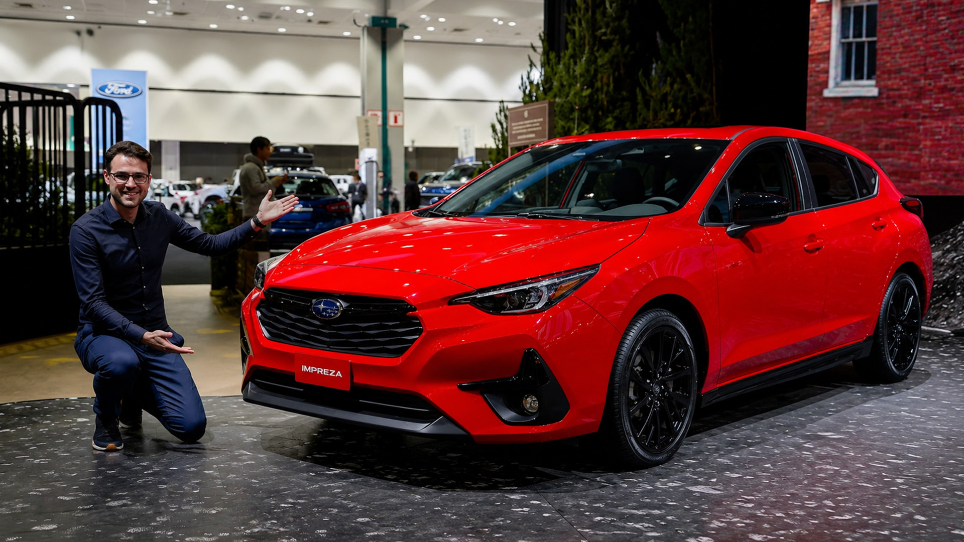 New Subaru Impreza RS, a compact car with a sporty style