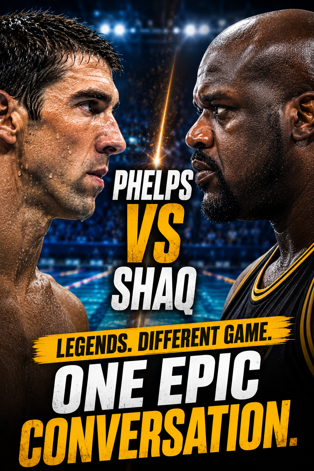 Watch: Michael Phelps edges Shaquille O'Neal in close swimming competition
