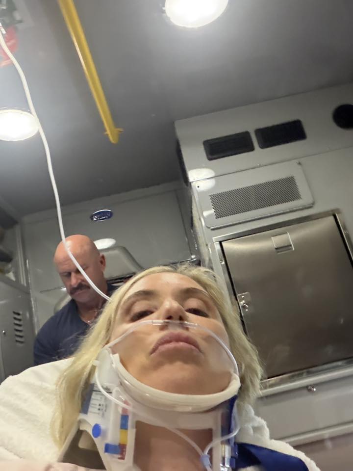 Comedian Laura Clery sent desperate text to ex-husband while pinned ...