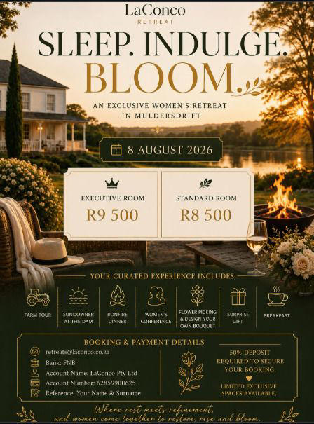 ‘Sleep, indulge, and bloom’: LaConco to host exclusive women’s retreat!