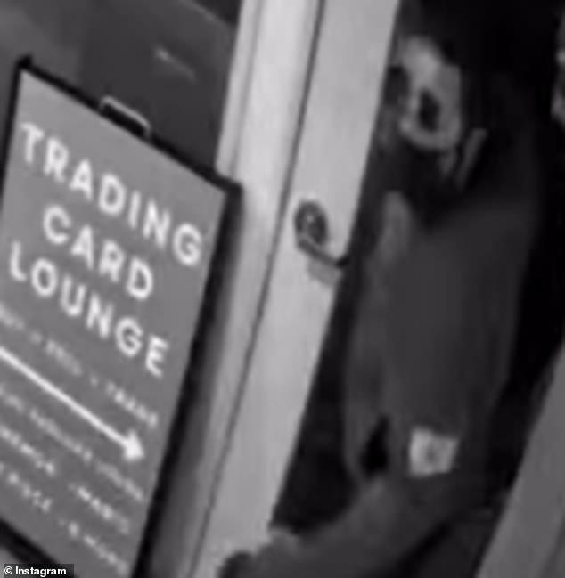 Moment burglar smashes into Pokémon trading card shop to steal $7,000 ...