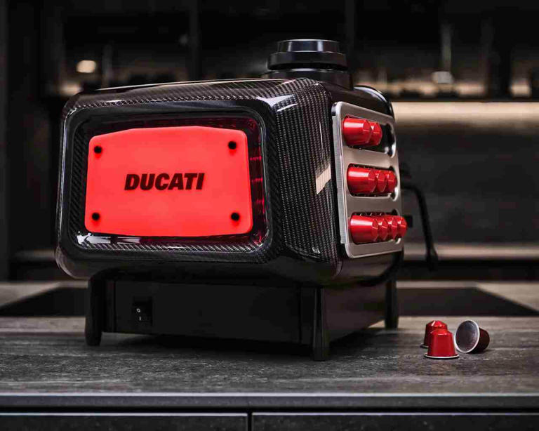 Ducati launches carbon-fiber espresso machine for US$3,000