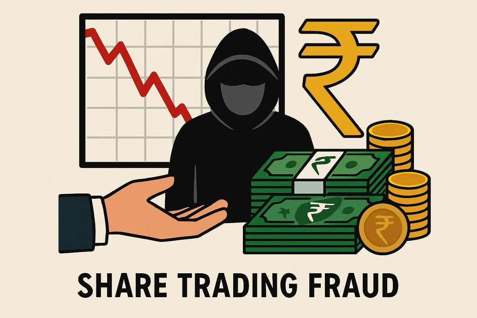 Lured by high returns, man loses ₹35L in online share-trading fraud