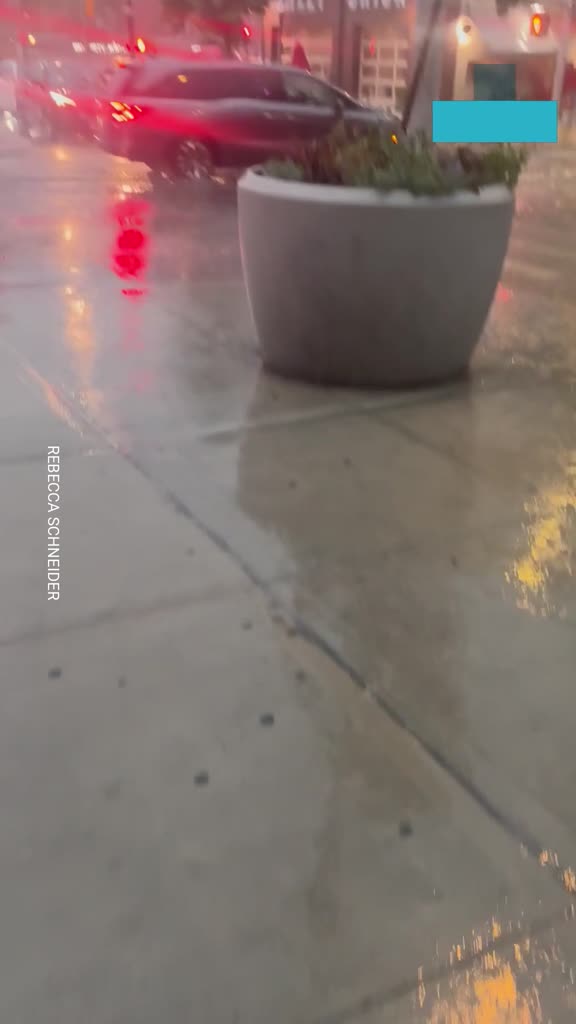 Brooklyn street erupts during flash flooding
